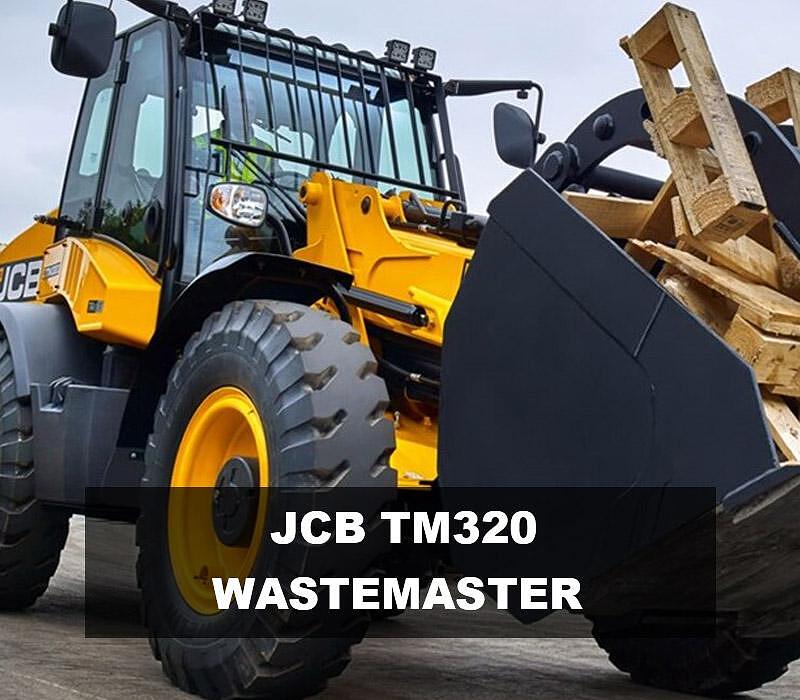 Телескопичен челен товарач JCB TM320-Wastemaster
